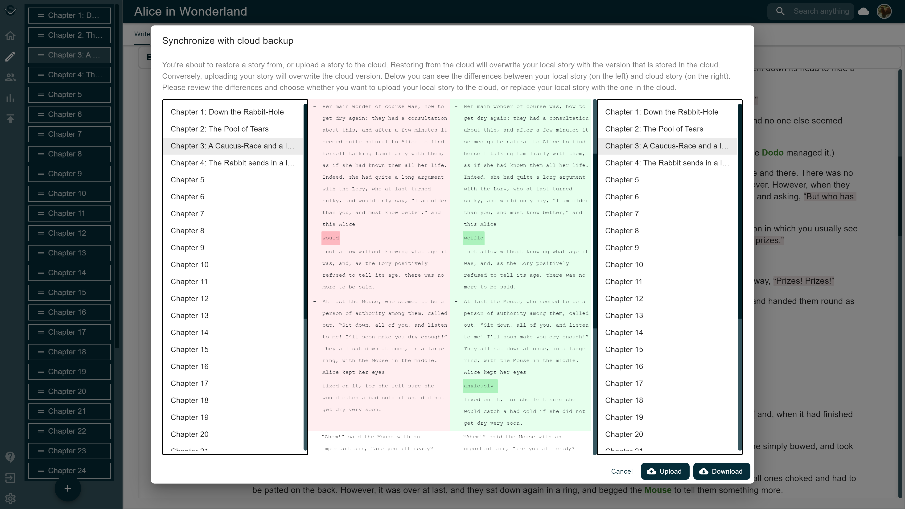 StoryWise - The App for Story Writing and Worldbuilding